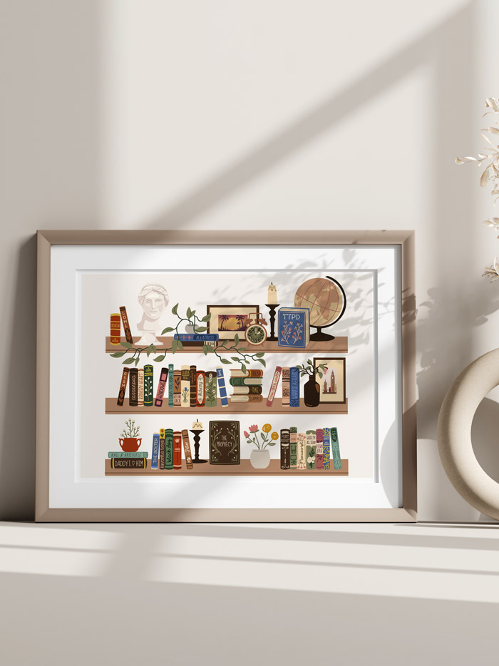 Art Print TTPD Library – Lune Print